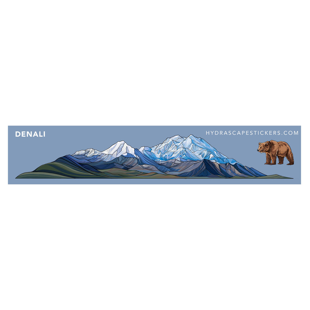 Hydrascape Stickers Denali National Park Miniscape Sticker – Ablaze