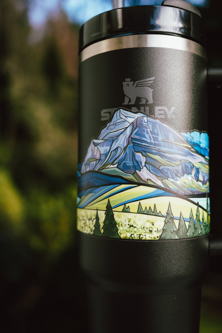 Hydrascape Stickers Glacier National Park Infinity Sticker – Ablaze